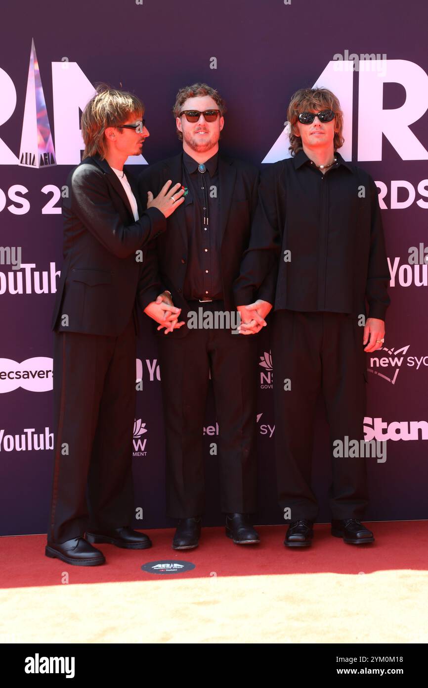Sydney, Australia. 20th November 2024. Lime Cordiale (brothers Oli and ...
