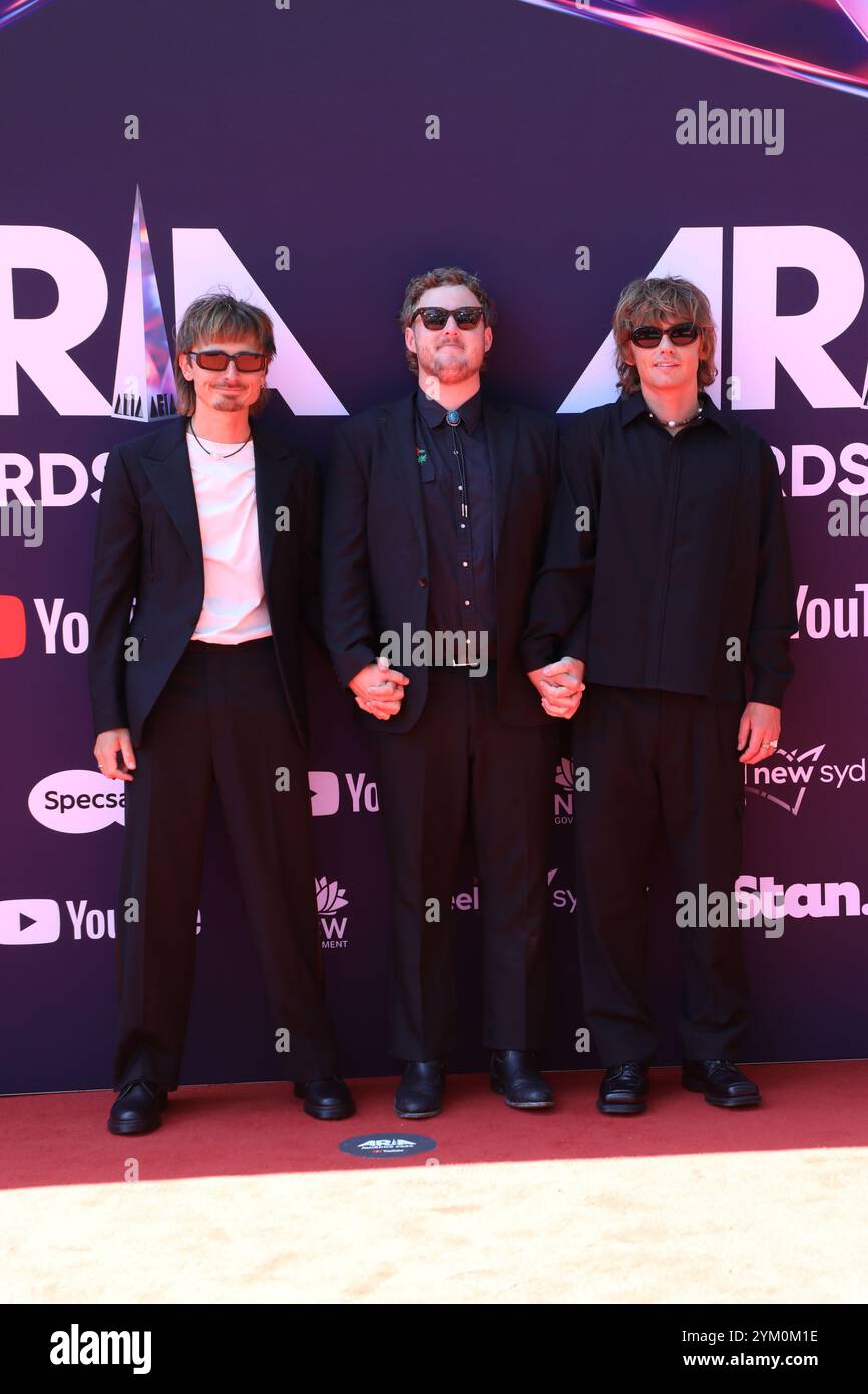 Sydney, Australia. 20th November 2024. Lime Cordiale (brothers Oli and ...