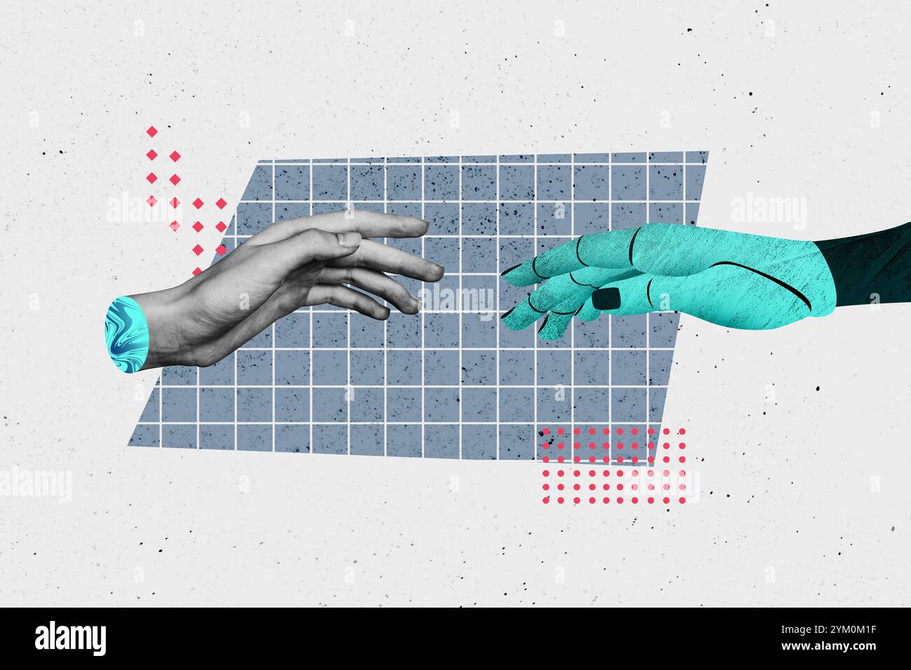 Composite trend artwork sketch image photo collage of anonymous ...