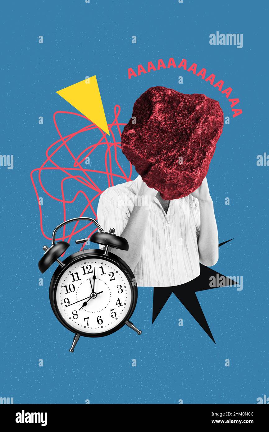 Composite trend artwork sketch image photo collage of anonymous ...
