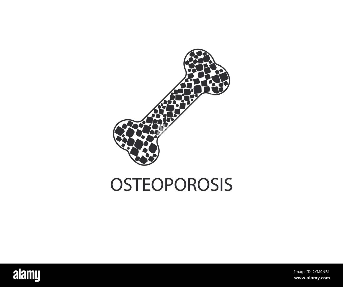 Osteoporosis, bone, disease icon. Vector illustration Stock Vector ...
