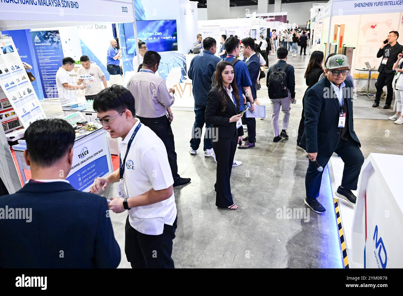 Kuala Lumpur. 19th Nov, 2024. This photo taken on Nov. 19, 2024 shows a scene at the Smart ...