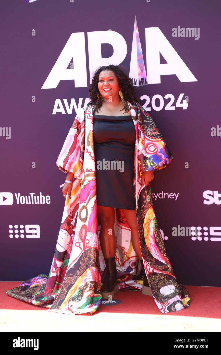 Sydney, Australia. 20th November 2024. Emma Donovan arrives on the red ...