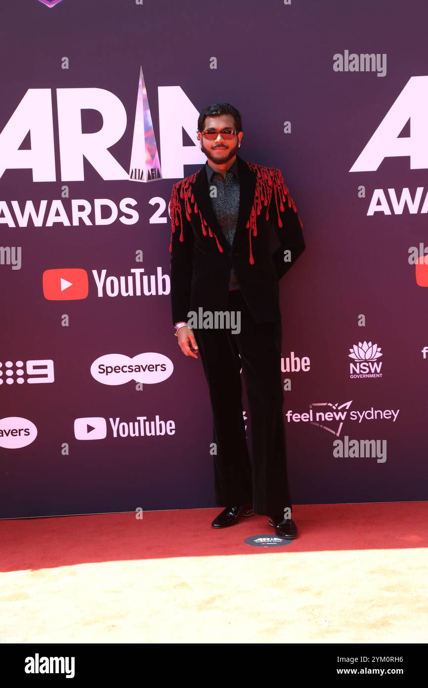 Sydney, Australia. 20th November 2024. King arrives on the red carpet ...
