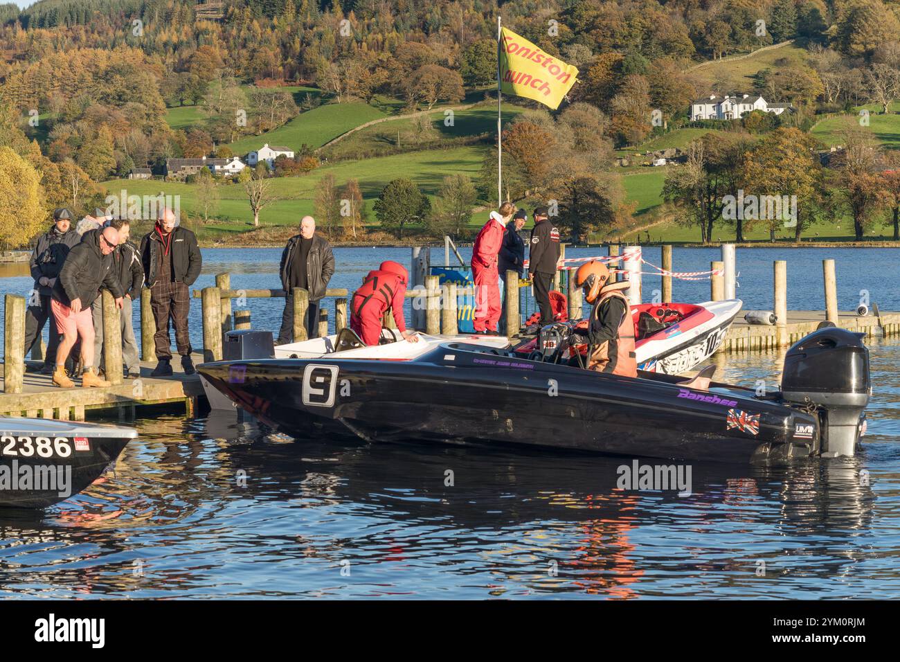 Dockside scene on lake hi-res stock photography and images - Alamy