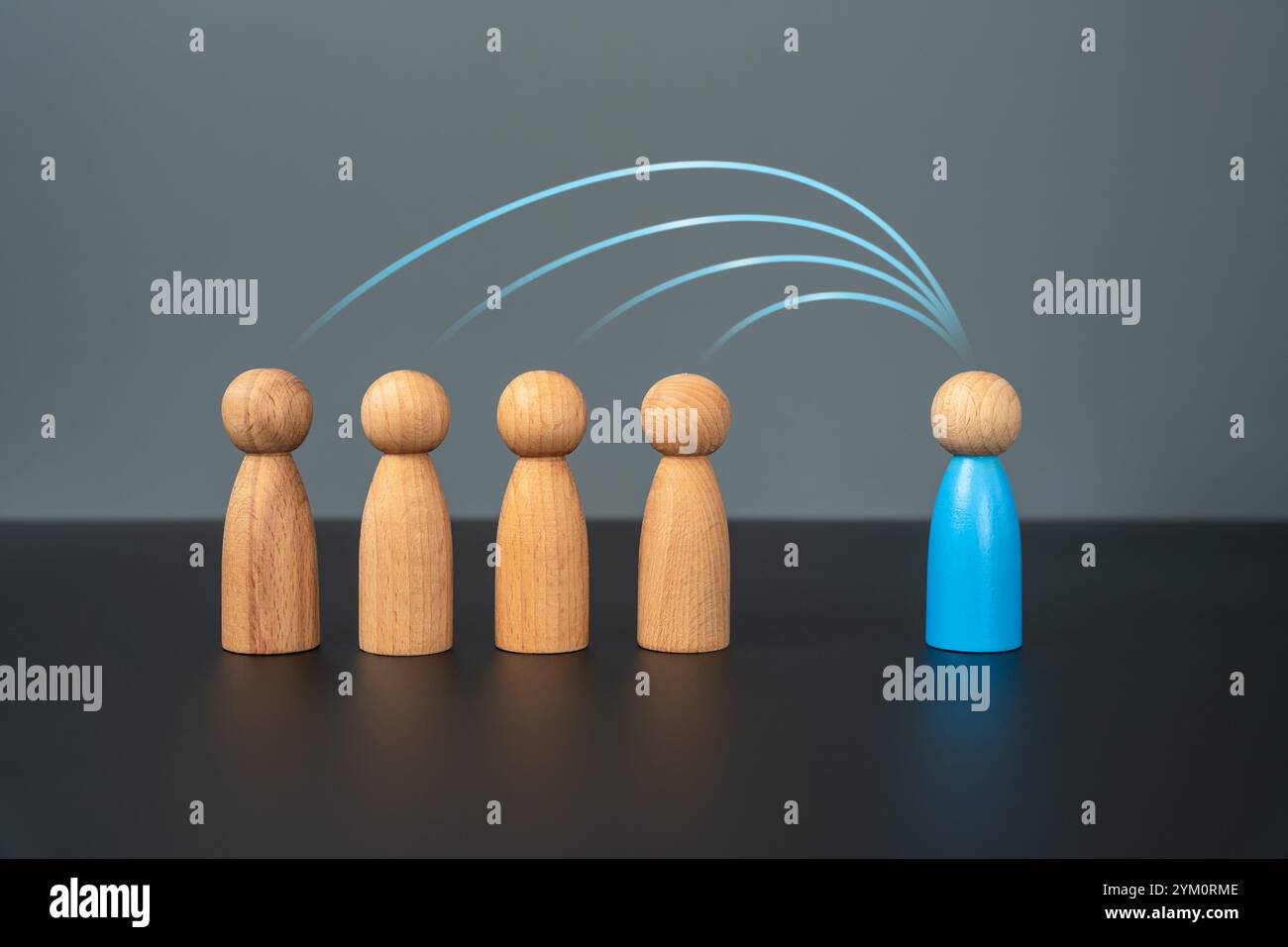 Leadership and communication. The connection between people and the ...