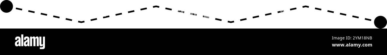 Tracing line dotted zig zag line worksheet element for kids for writing ...