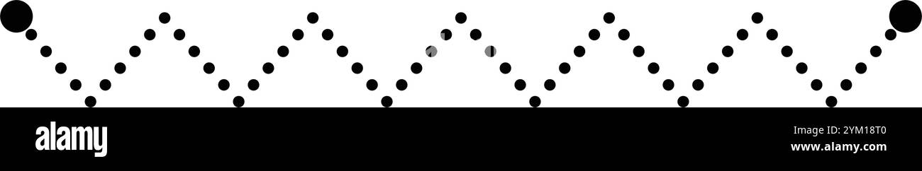 Tracing line dotted zig zag line worksheet element for kids for writing ...