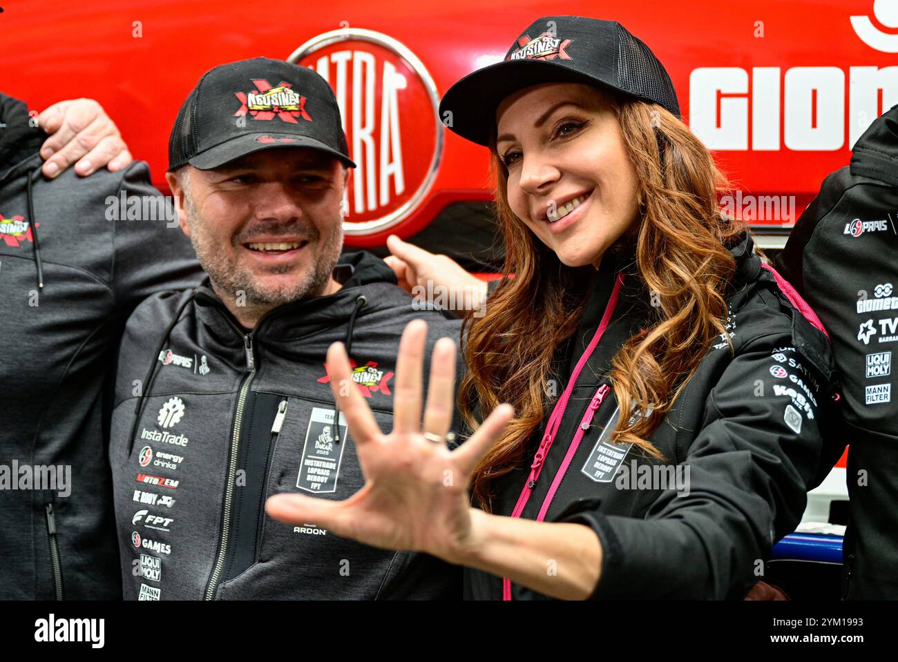 Press conference of car driver Ales Loprais and his team before the ...