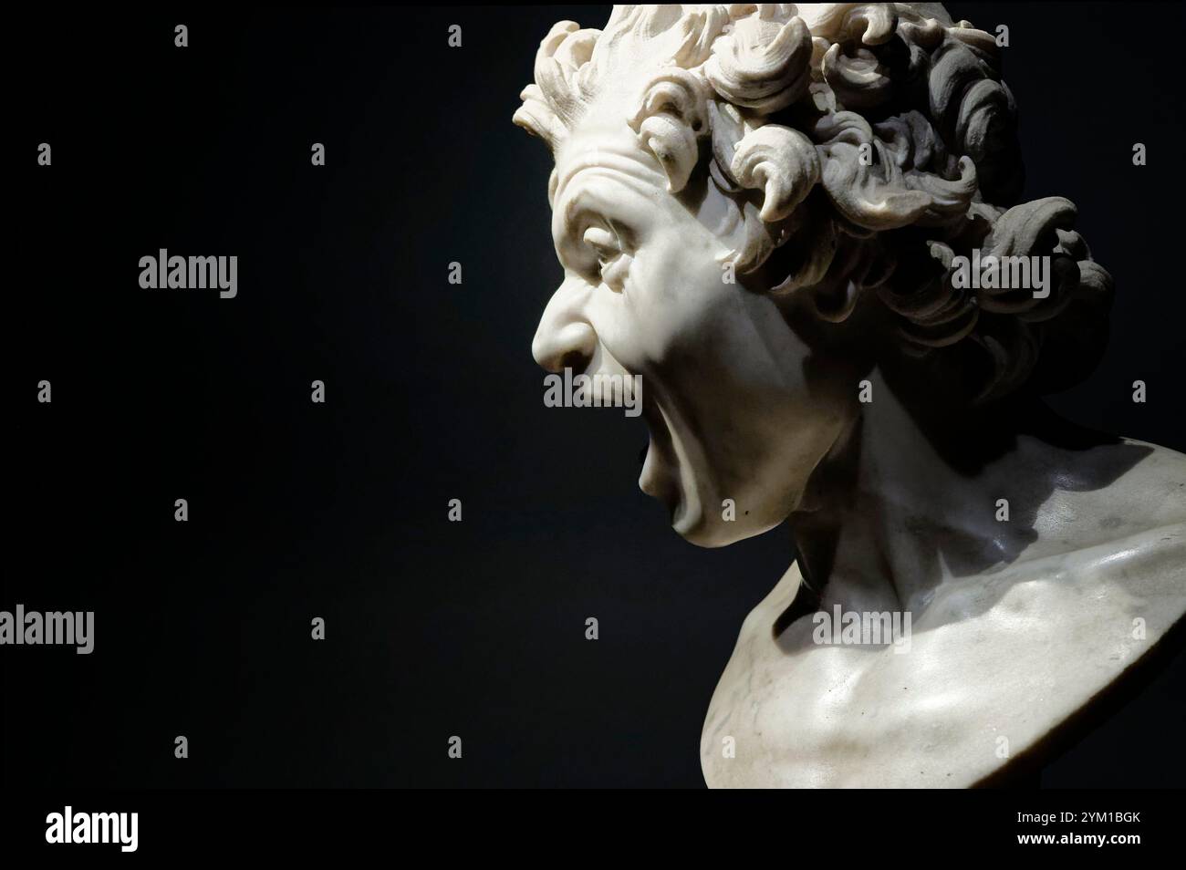 'Damned Soul', by Italian sculptor and architect Gian Lorenzo Bernini ...