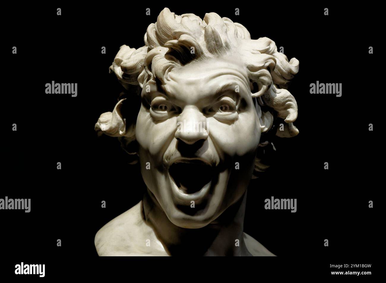 'Damned Soul', by Italian sculptor and architect Gian Lorenzo Bernini ...