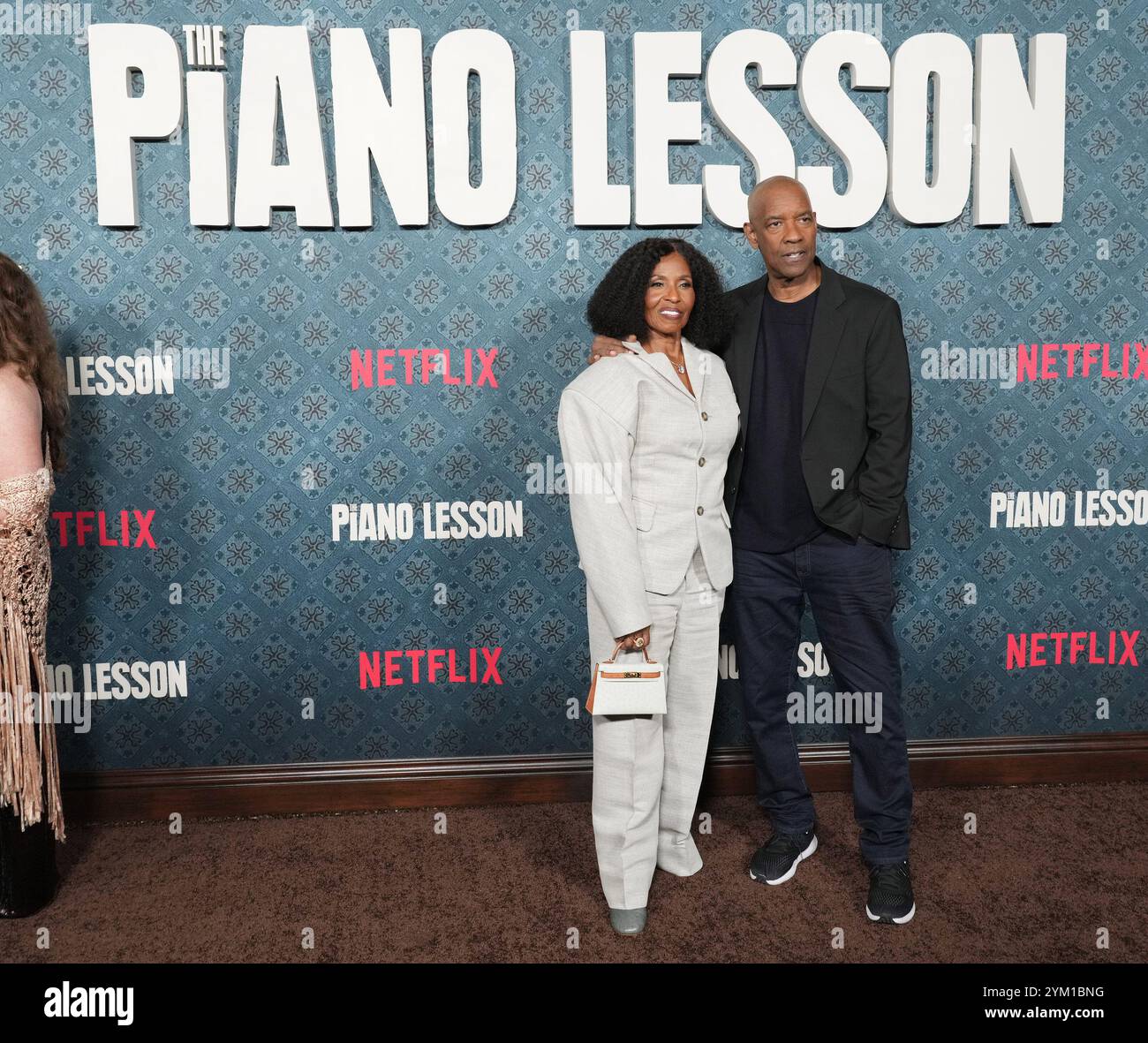 Los Angeles, USA. 19th Nov, 2024. (L-R) Pauletta Washington and Denzel ...