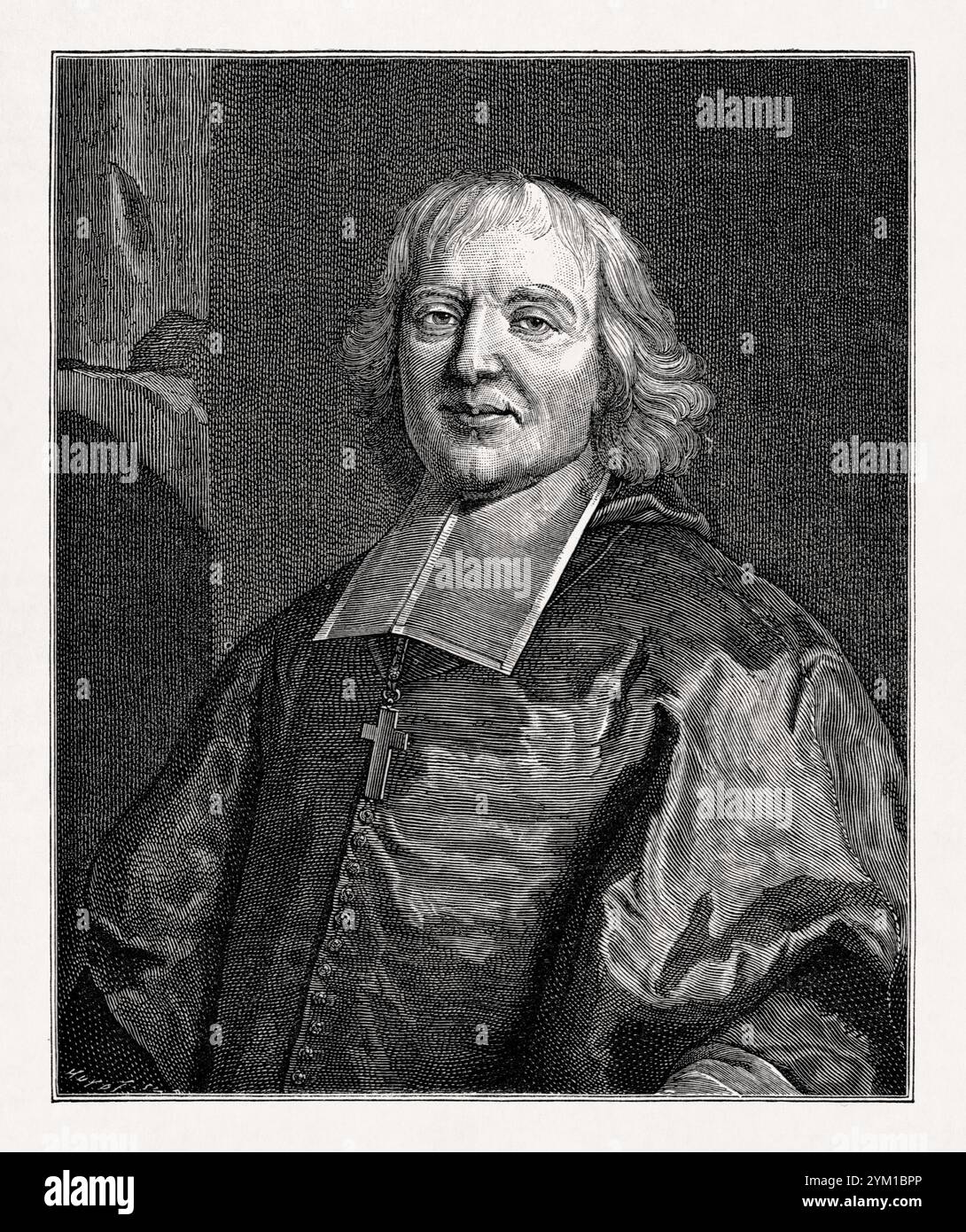 Portrait of Jacques-Bénigne Bossuet, author of the Discourse on ...