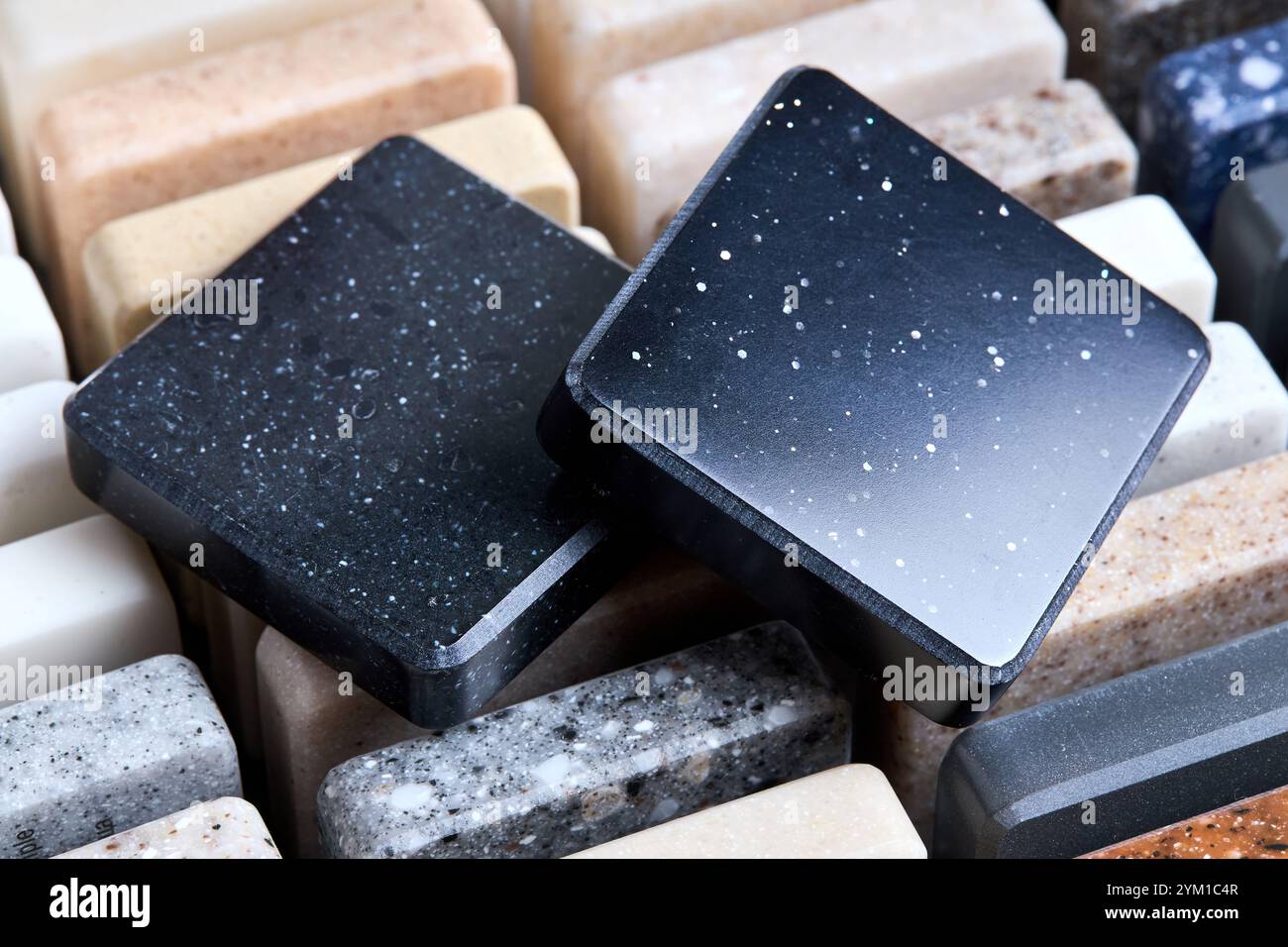 Porcelain stoneware artificial stone square samples as kitchen ...