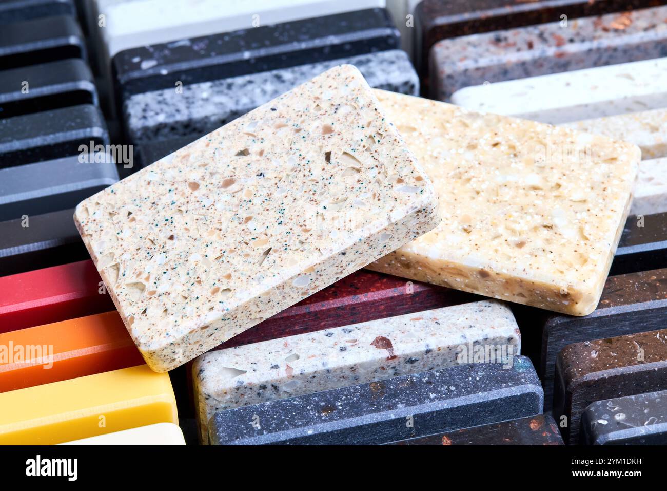 Porcelain stoneware artificial stone square samples as kitchen ...