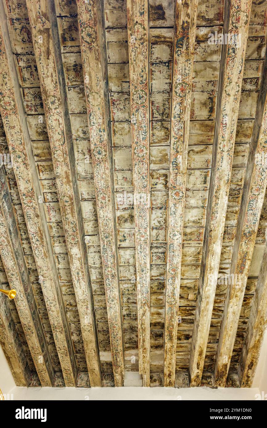 Sacristy of San Nicolas el Real Church, featuring an original wooden ...