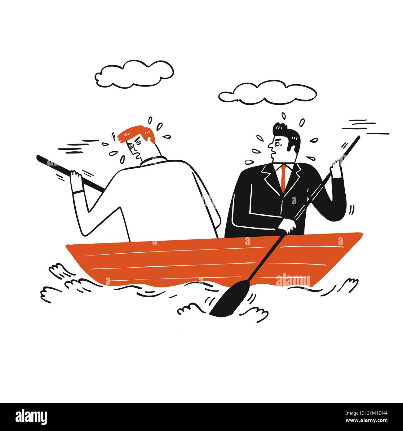 Small river on spring Cut Out Stock Images & Pictures - Alamy