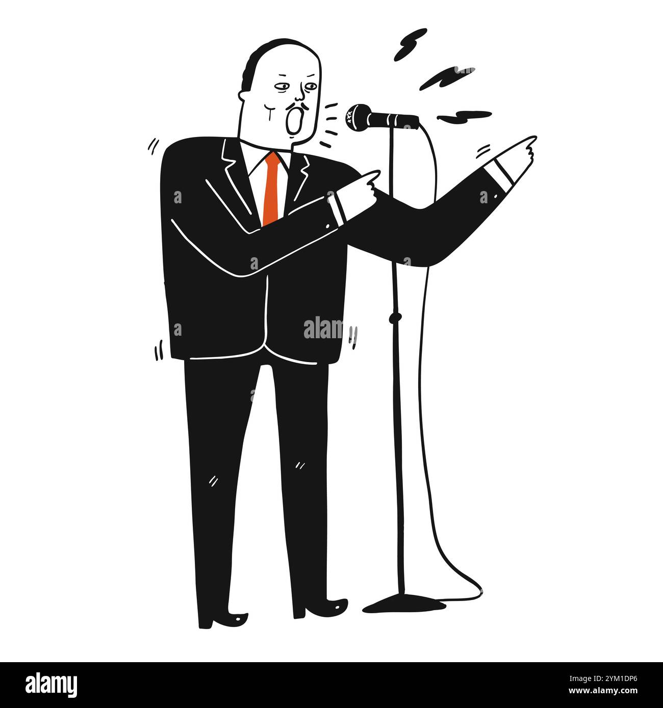 President speaking podium in Stock Vector Images - Alamy