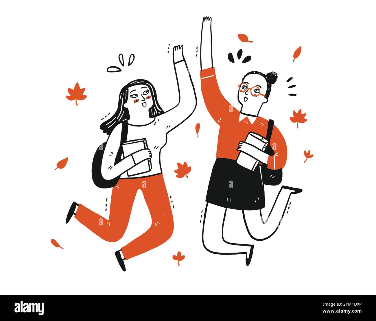 Smiling student students Stock Vector Images - Alamy