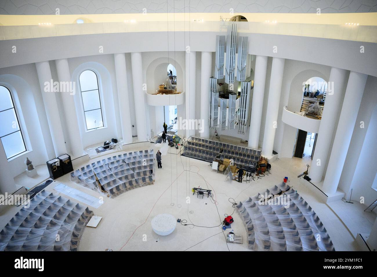 PRODUCTION - 20 November 2024, Berlin: The redesigned interior of St ...