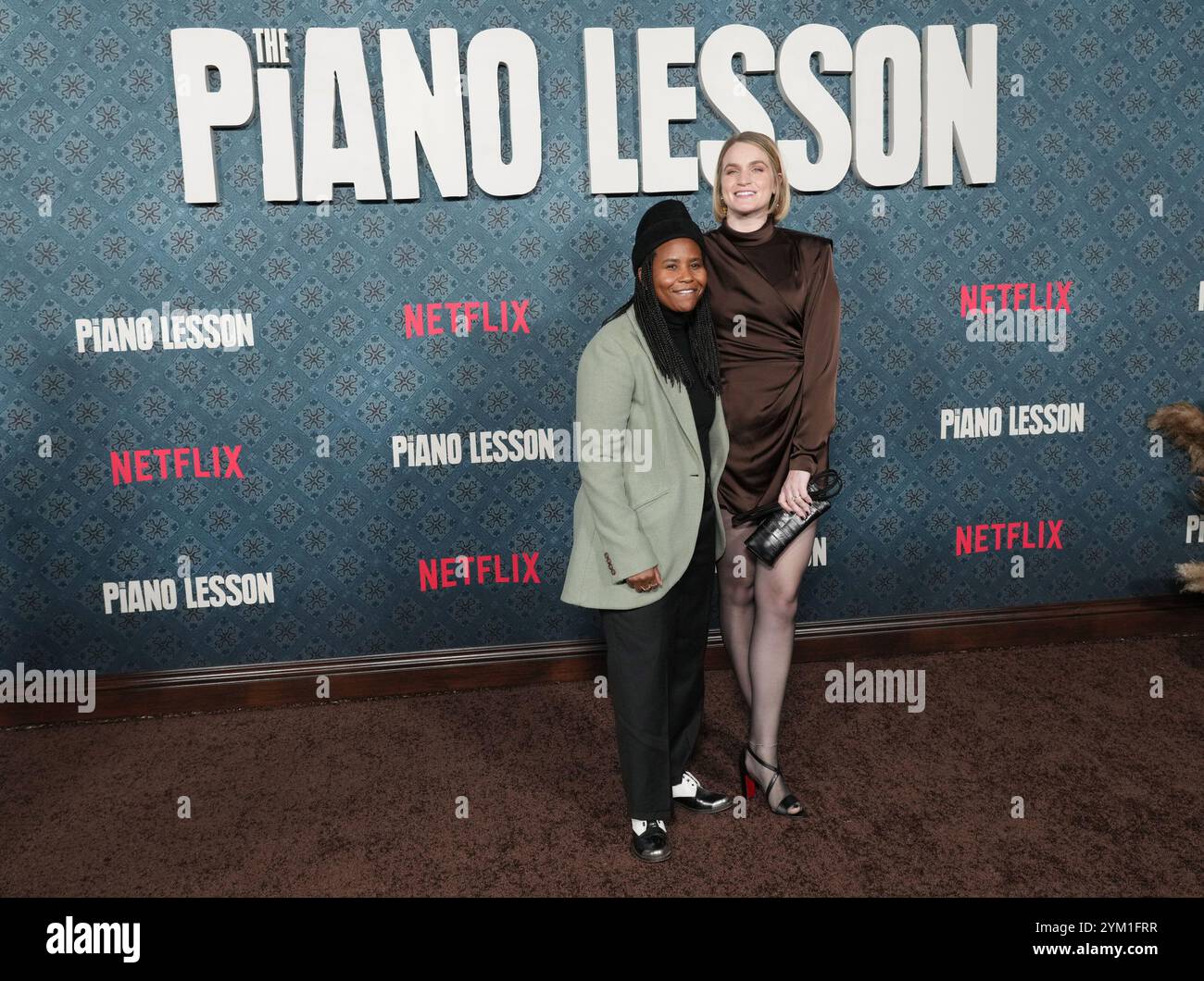 (L-R) Katia Washington and Colleen Washington at Netflix's THE PIANO ...