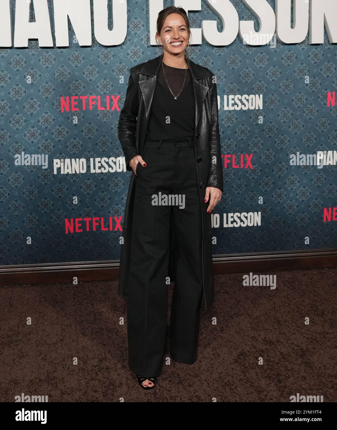 Antonia Desplat arrives at Netflix's THE PIANO LESSON Premiere held at ...