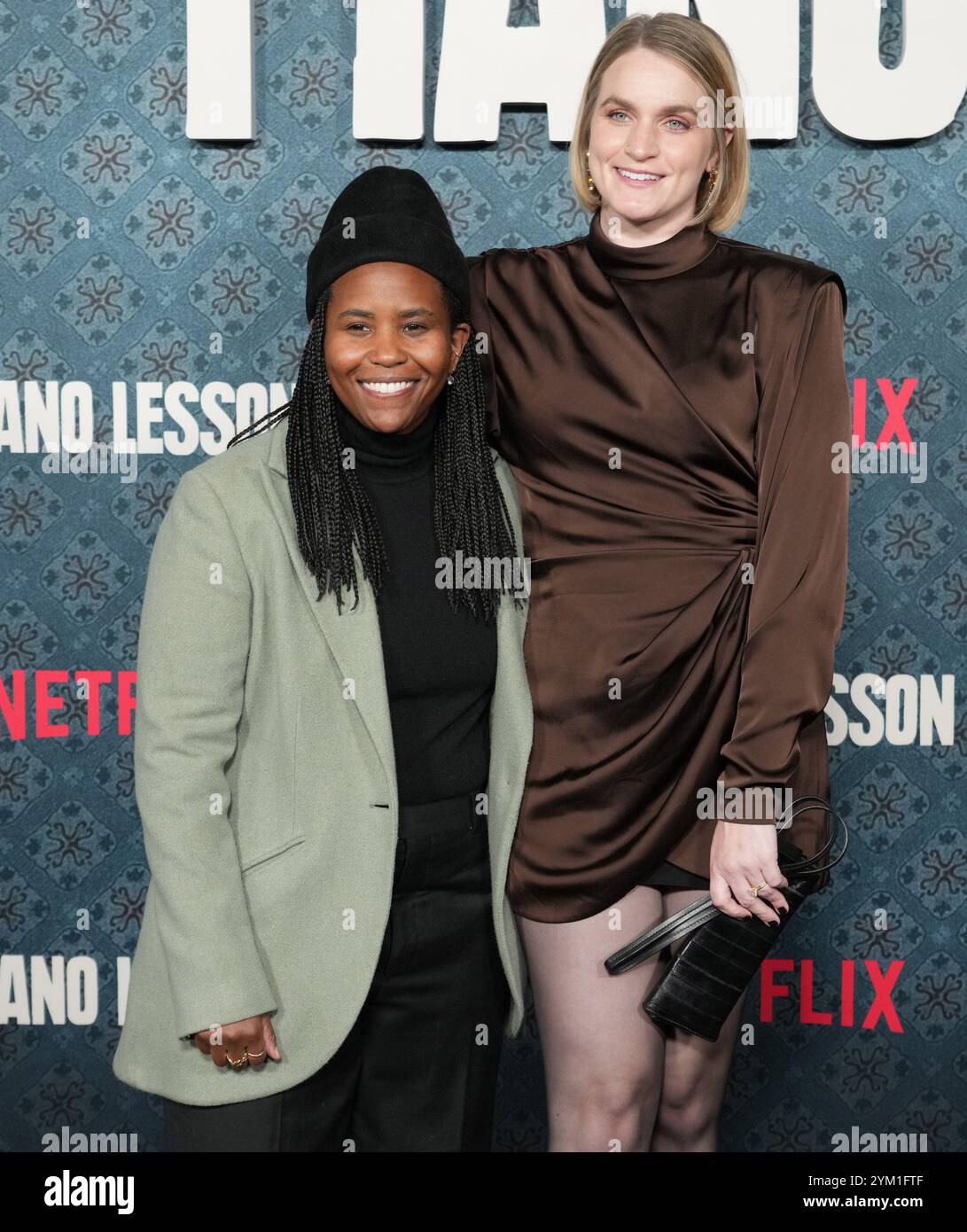 (L-R) Katia Washington and Colleen Washington at Netflix's THE PIANO ...