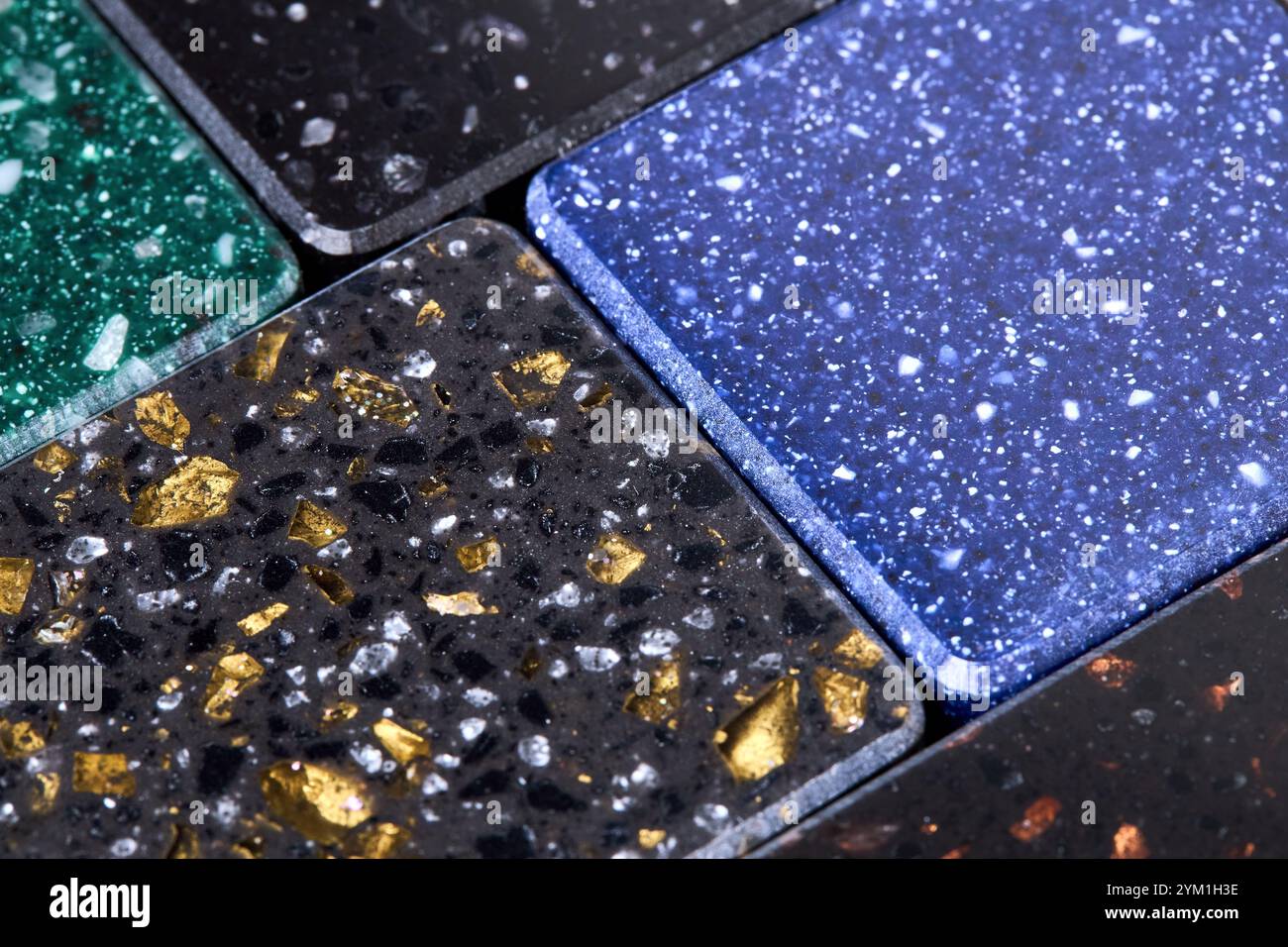 Porcelain stoneware artificial stone square samples as kitchen ...