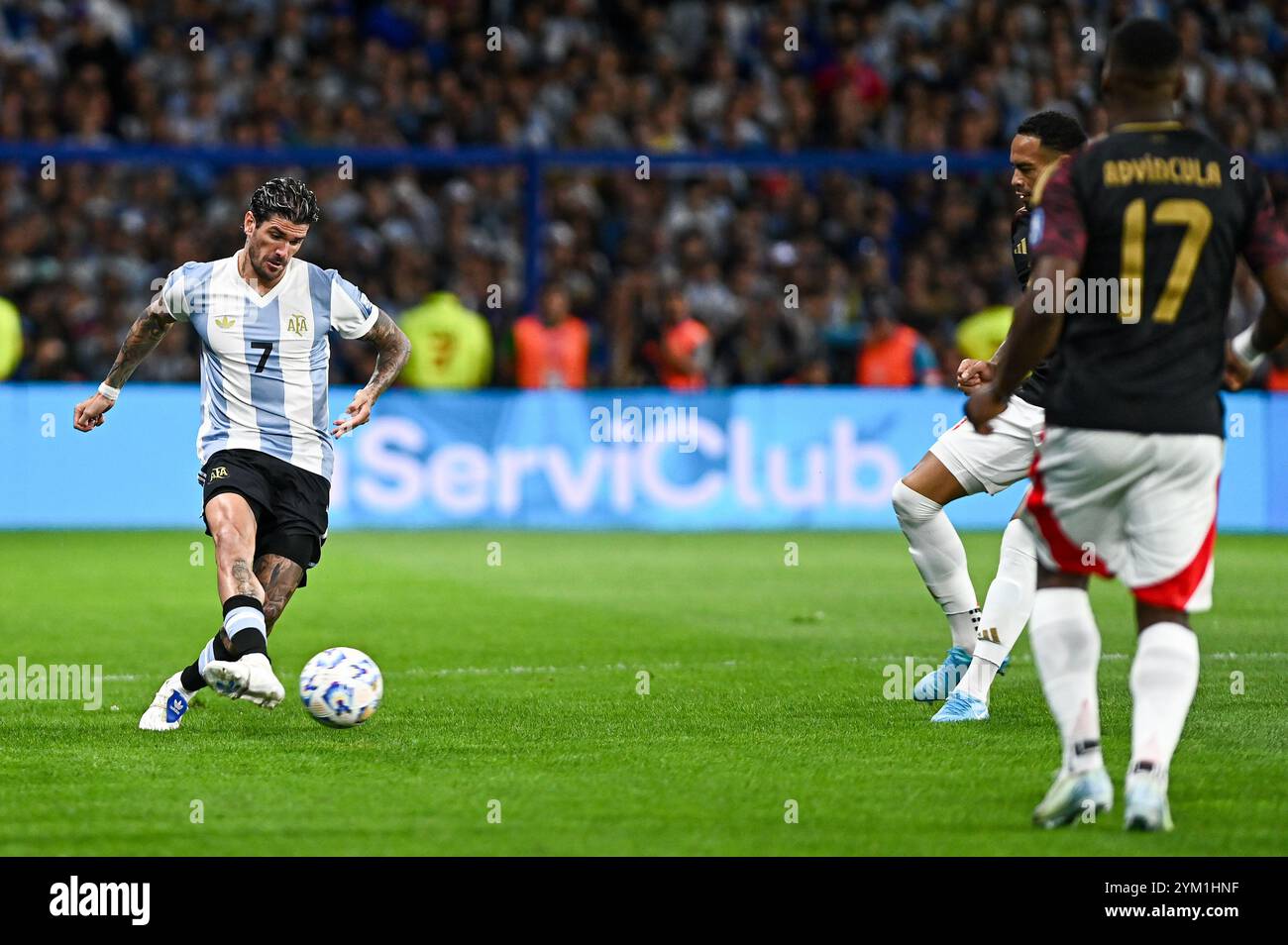 Buenos Aires, Argentina. 19th Nov, 2024. Peru and Argentina during the ...