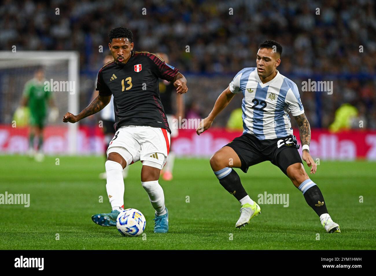 Buenos Aires, Argentina. 19th Nov, 2024. Peru and Argentina during the ...