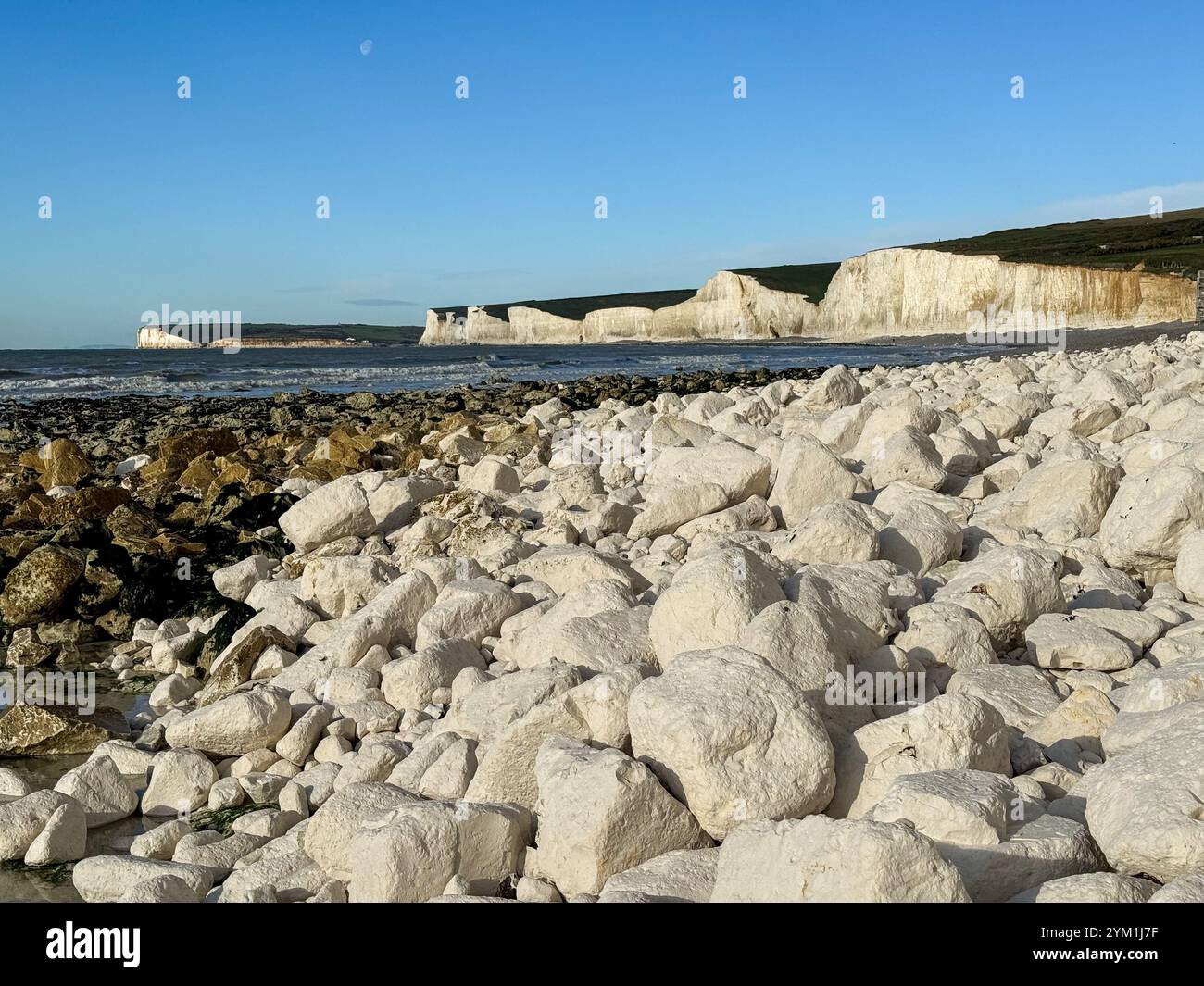 Birling Gap, Eastbourne. 20th November 2024. A sunny but cold morning ...