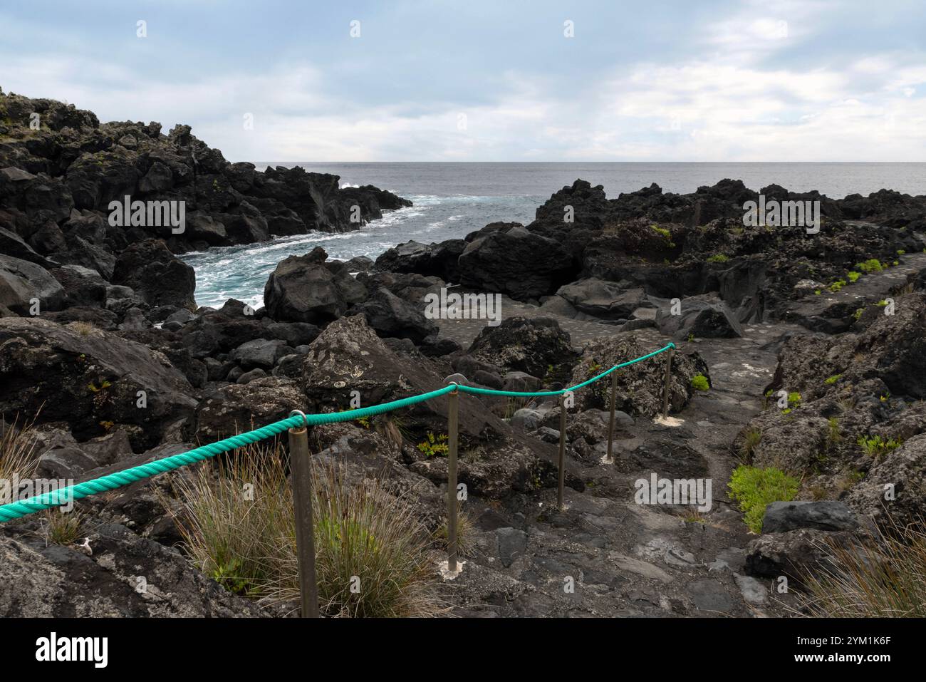 The natural lava pools in Ribeira Seca, Ribeiras, Lajes do Pico, on ...