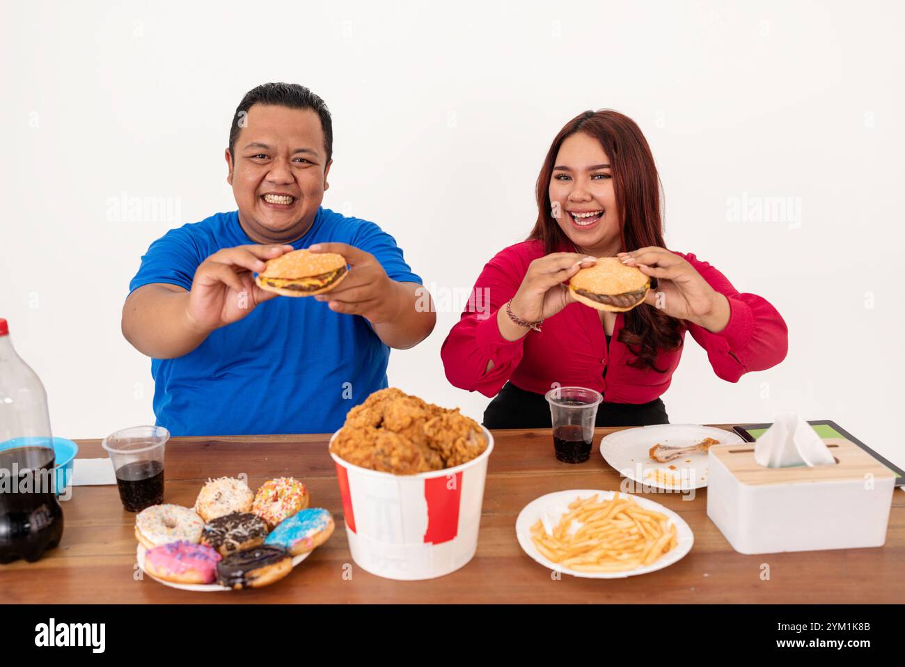 Fast food picnic burgers fries hi-res stock photography and images - Alamy
