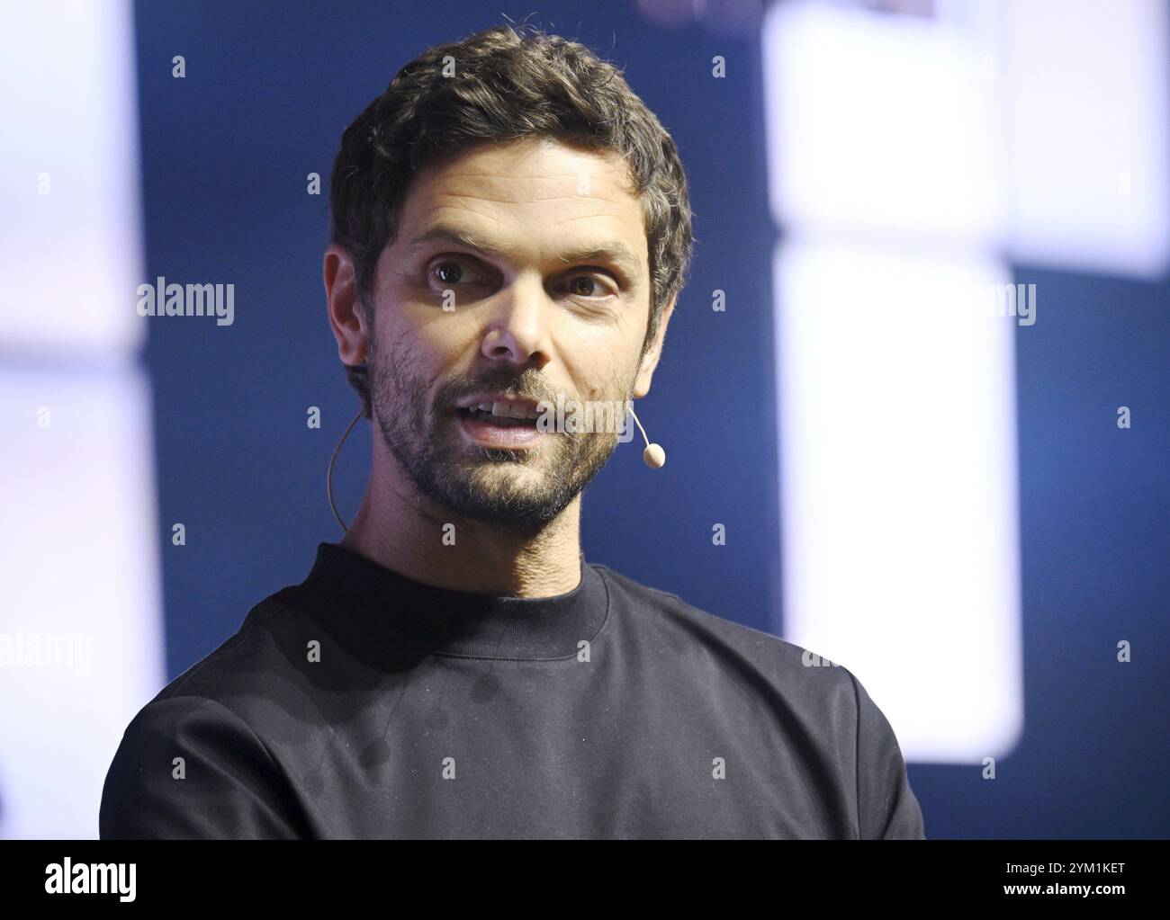 Helsinki, Finland. 20th Nov, 2024. Peter Sarlin, co-founder of Silo AI ...