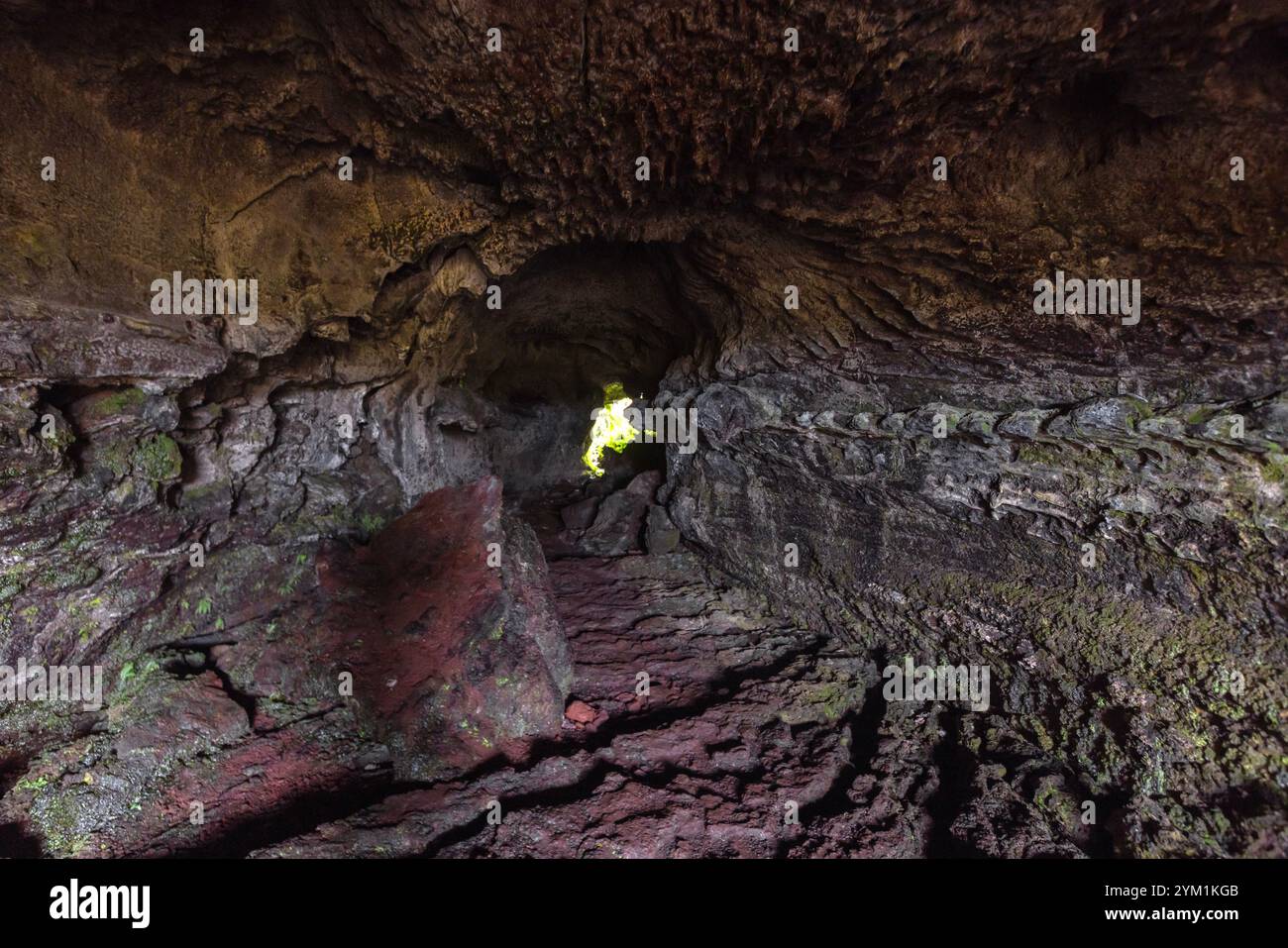 The Furna de Frei Matias is a lava cave below the Pico Mountain on Pico ...