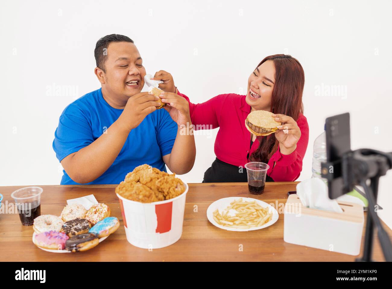 A Fun Food Vlog Relishing the Delight of Fried Chicken and Burgers ...