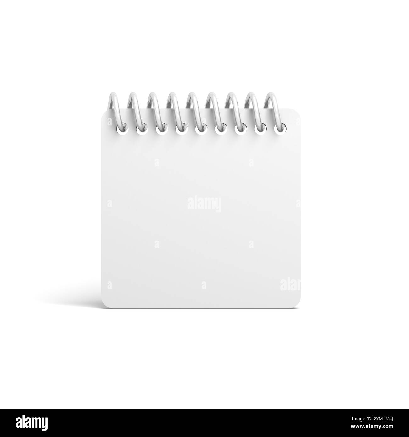 Blank spiral notebook. Calendar. Icon. 3d illustration Stock Photo - Alamy