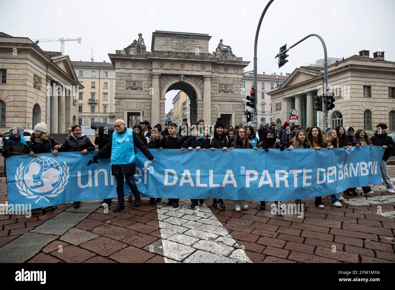 Milano, Italia. 20th Nov, 2024. Marcia per i Diritti organizzata da ...