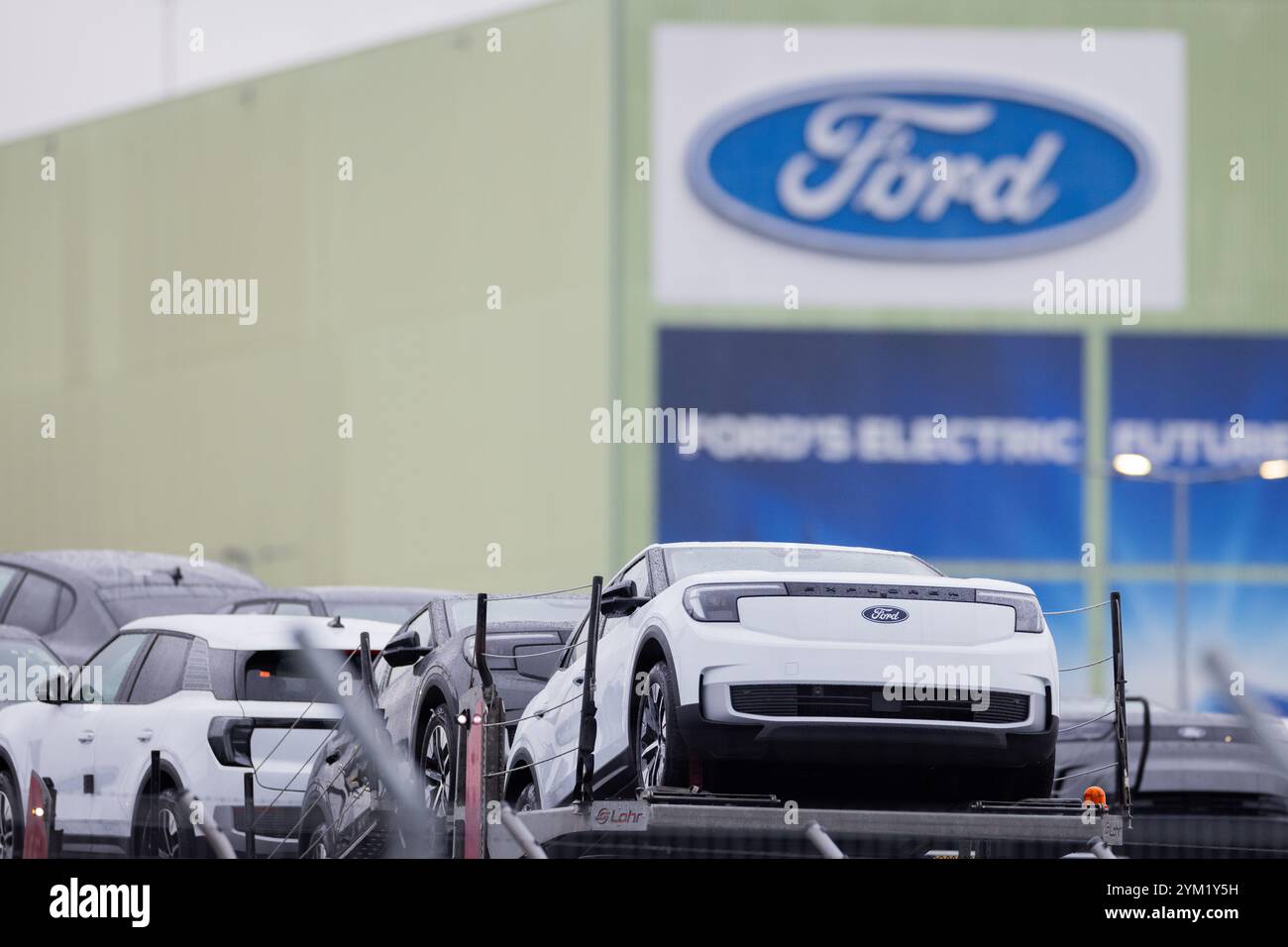 Cologne, Germany. 20th Nov, 2024. Ford Explorer electric cars are ...
