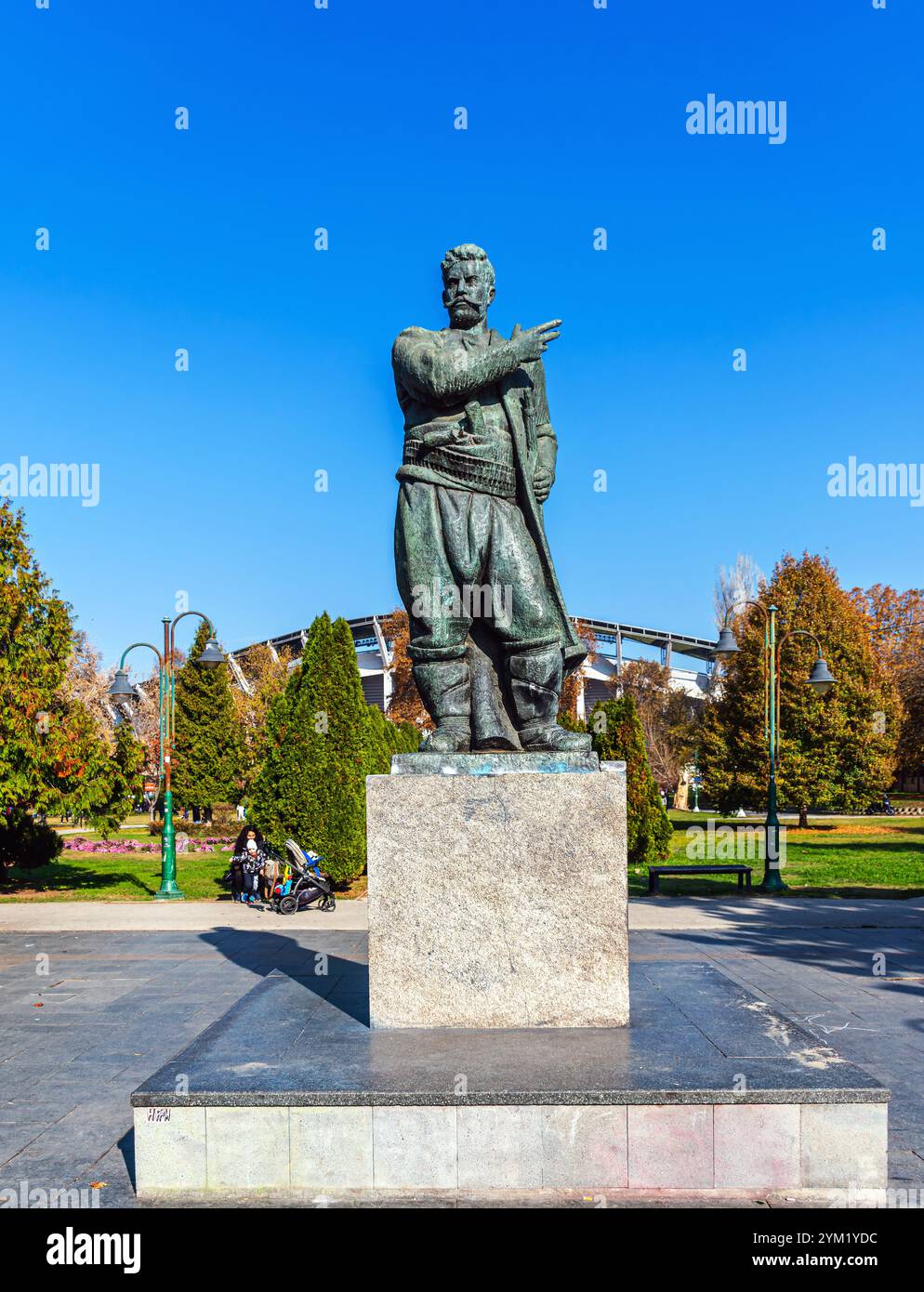 The monument of Goce Delchev is a commemorative landmark at the ...