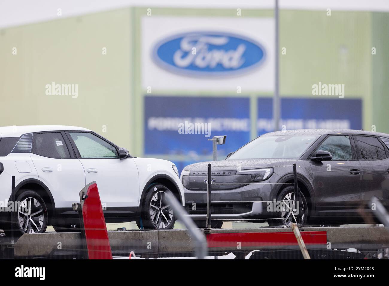 Cologne, Germany. 20th Nov, 2024. Ford Explorer electric cars are ...