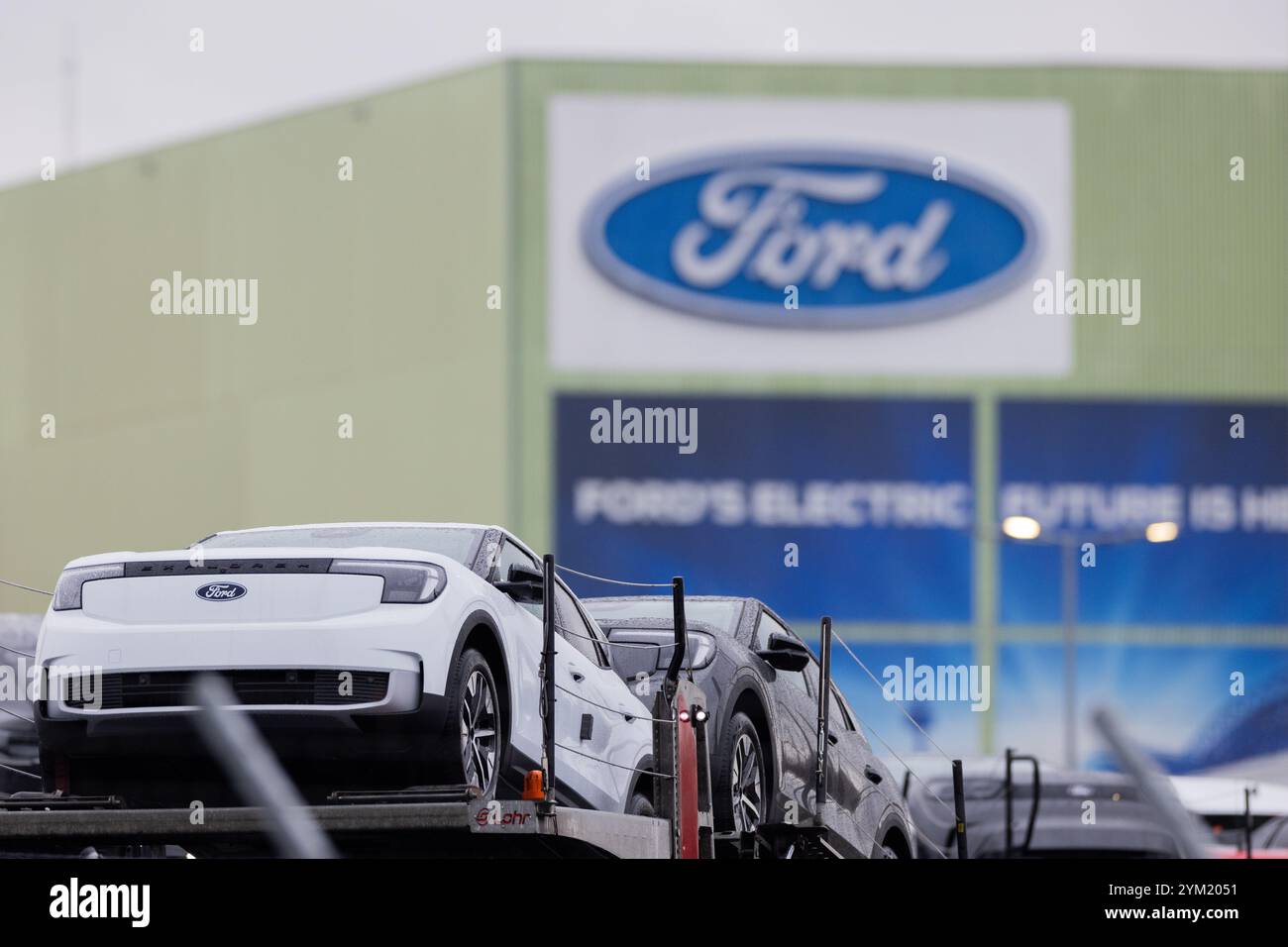 Cologne, Germany. 20th Nov, 2024. Ford Explorer electric cars are ...