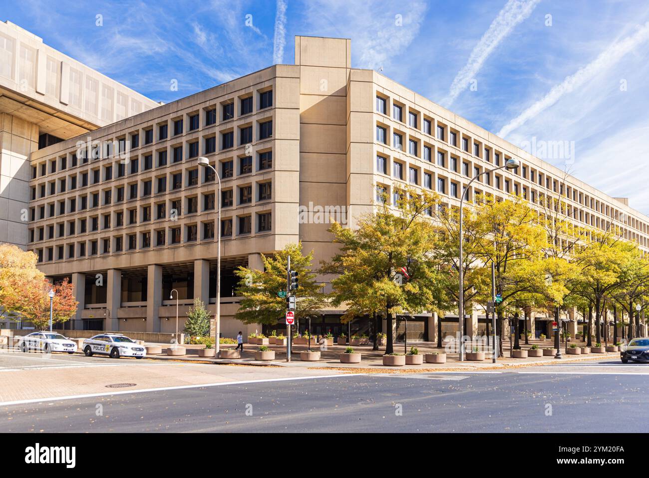 WASHINGTON DC, USA - NOVEMBER, 17, 2024: The J. Edgar Hoover FBI Building in Washington DC, USA ...