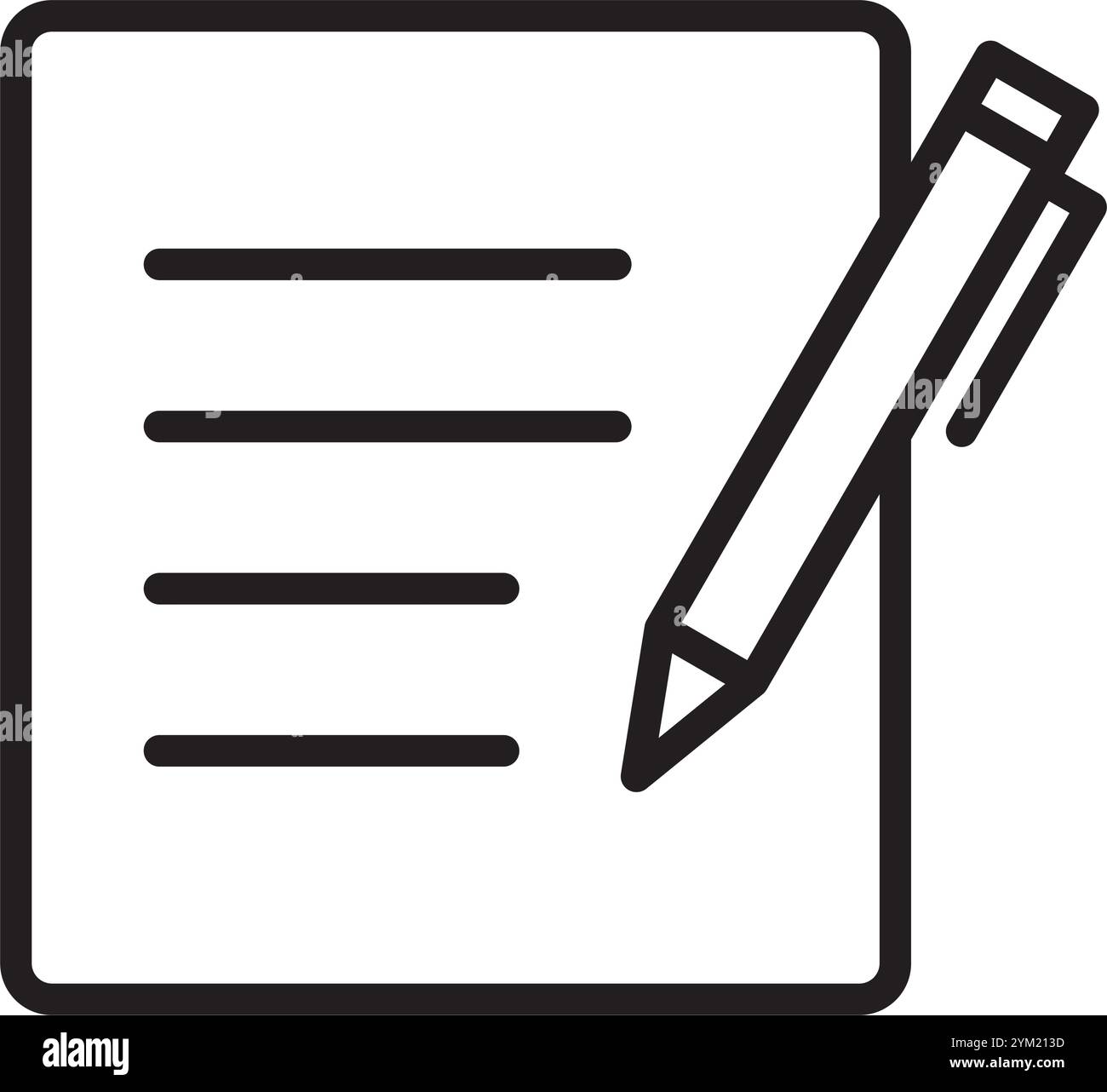 writing paper contact Stock Vector Image & Art - Alamy