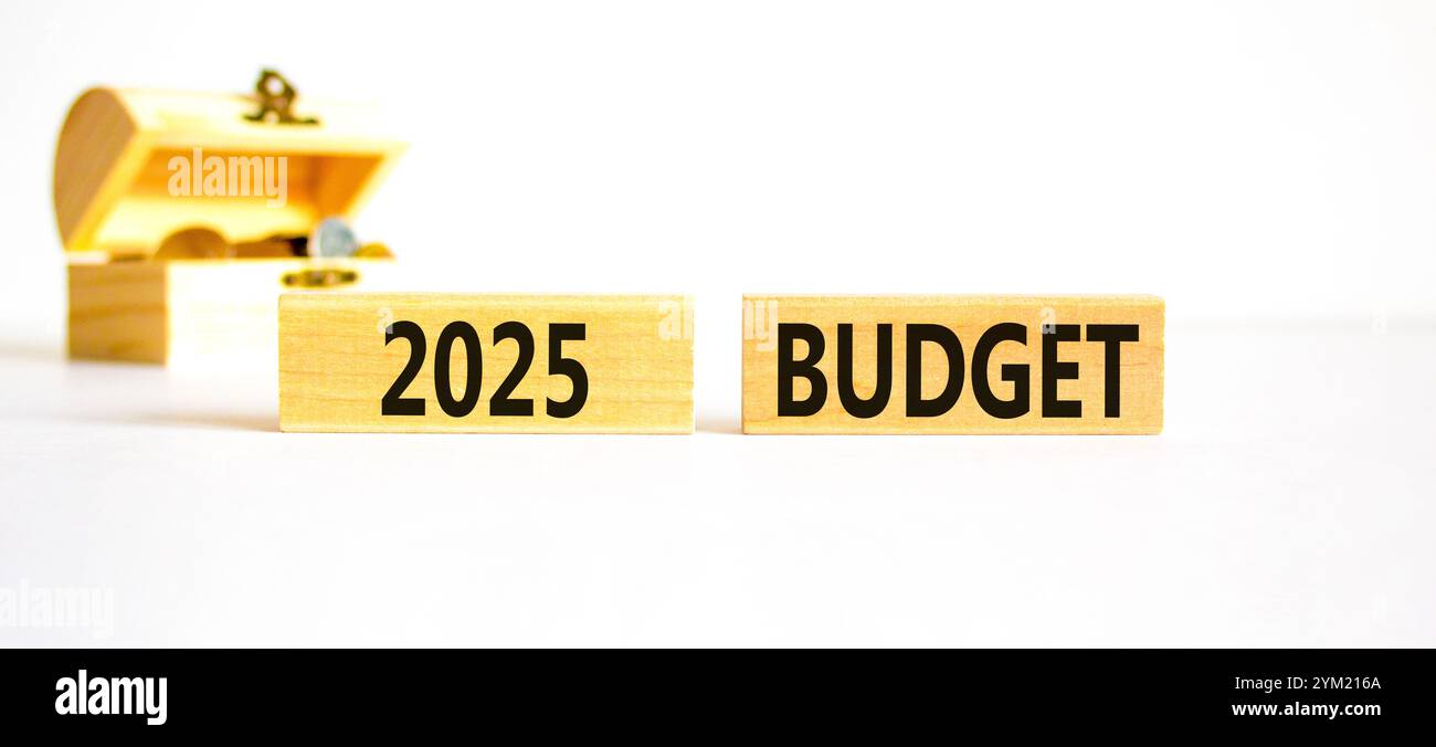 Planning 2025 budget new year symbol. Concept words 2025 Budget on ...