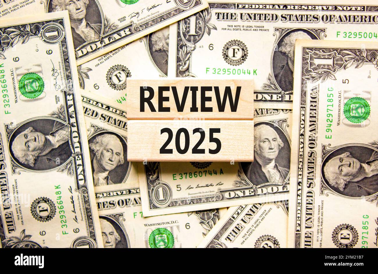 Planning review 2025 new year symbol. Concept words Review 2025 on ...