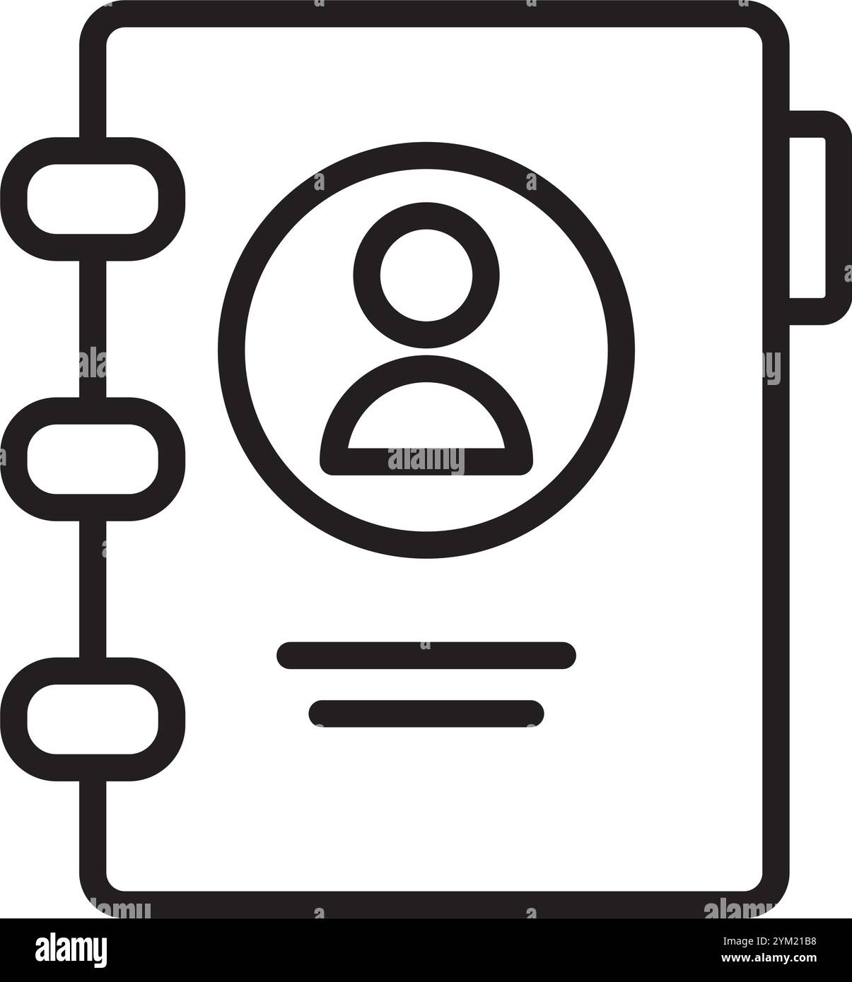 address book contacts icon Stock Vector Image & Art - Alamy