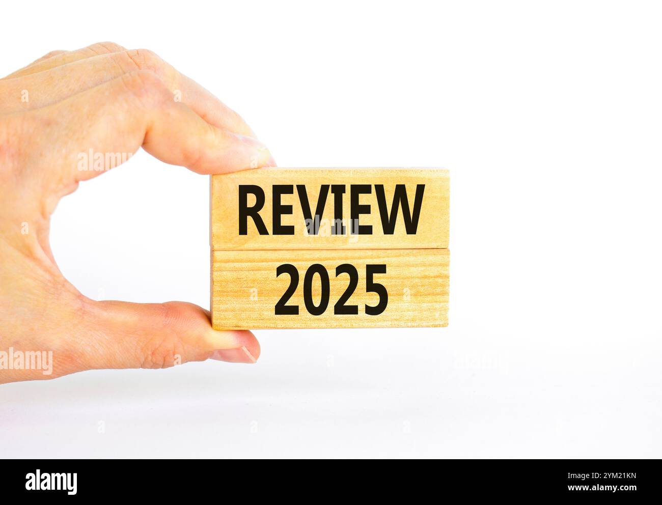 Planning review 2025 new year symbol. Concept words Review 2025 on ...