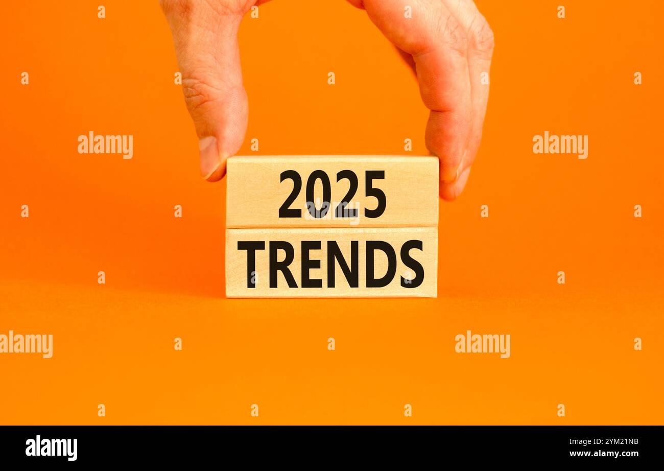 Planning 2025 trends new year symbol. Concept words 2025 Trends on ...