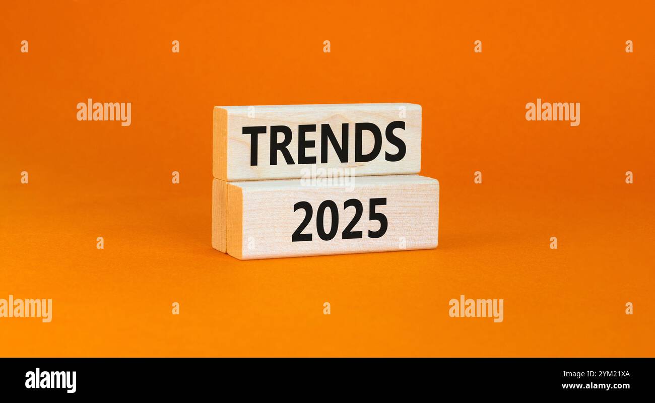 Planning trends 2025 new year symbol. Concept words Trends 2025 on ...